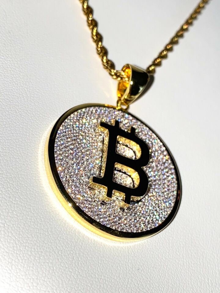 Round VVS Diamond Pink Sapphire Customized Iced Out Pendant