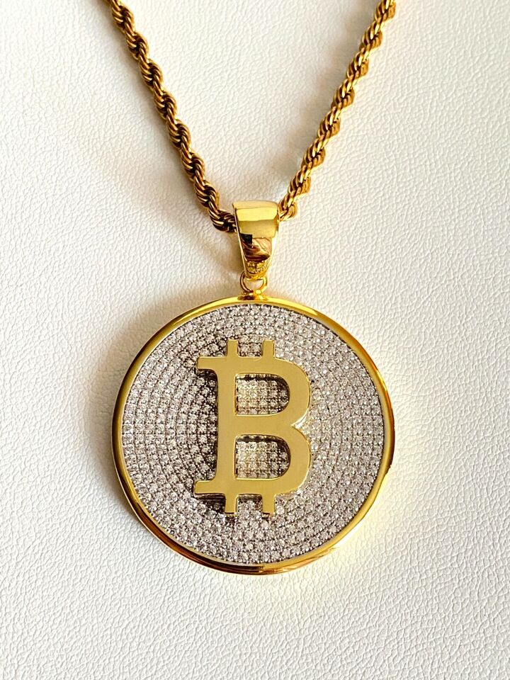 Round VVS Diamond Pink Sapphire Customized Iced Out Pendant