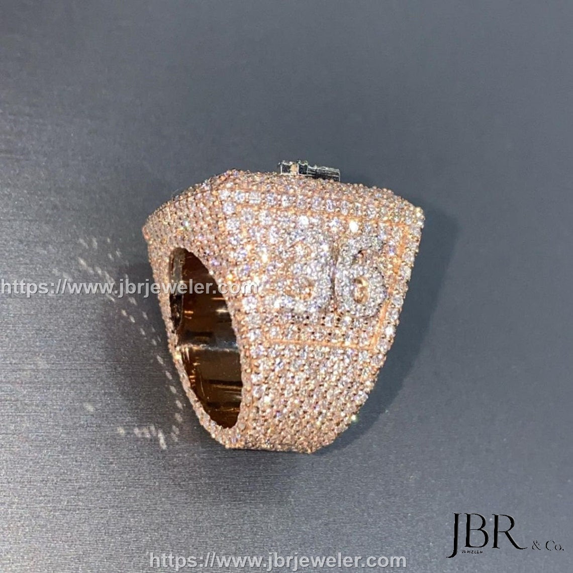 VVS Moissanite Diamond Men's Ring | Custom Hip Hop Jewelry